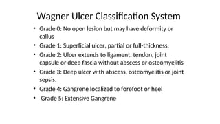 DIABETIC FOOT ULCER.ppt PATHOPHYSIOLOGY. | PPT