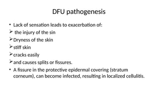 DIABETIC FOOT ULCER.ppt PATHOPHYSIOLOGY. | PPT