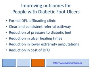 Diabetic Foot Ulcer - clinic treatment option | PPT