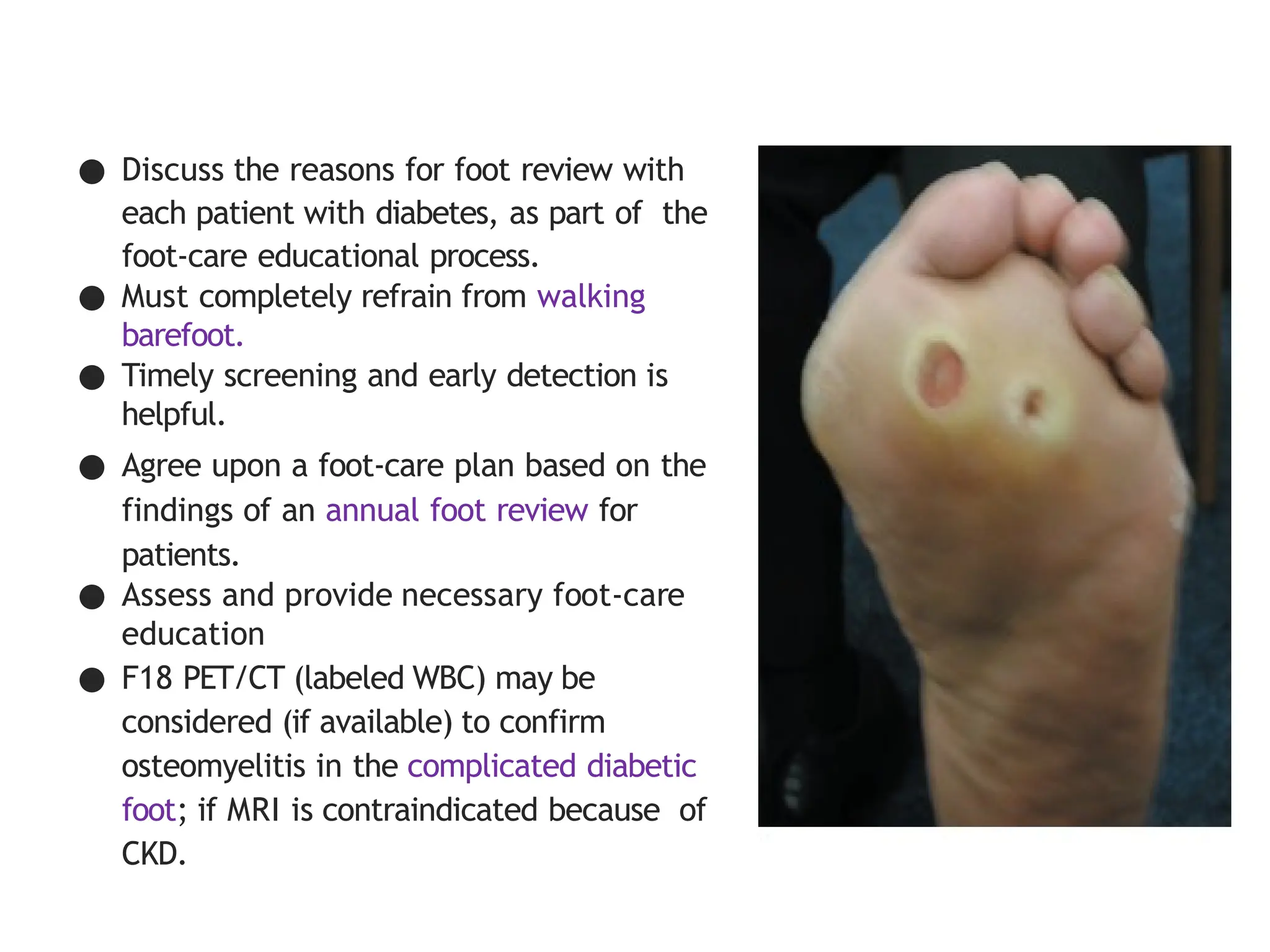 DIABETIC FOOT ULCER clinical features and management | PPTX