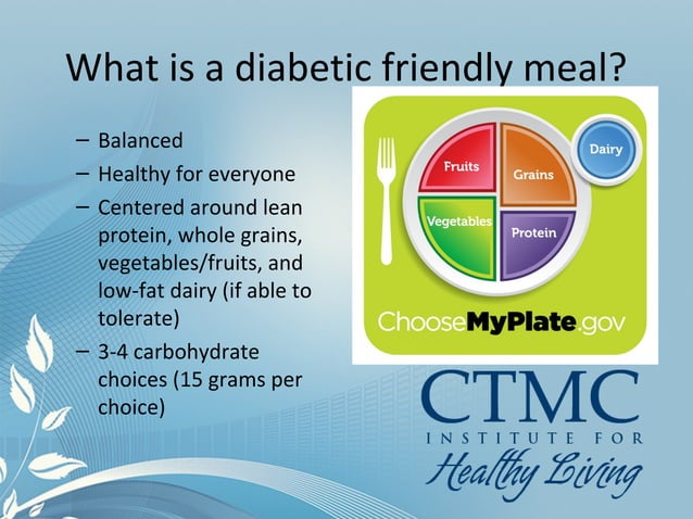 Diabetic Friendly Meals | PPT