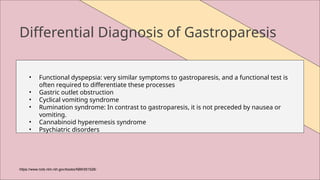 Diabetic Gastroparesis& role in healthcare .pptx