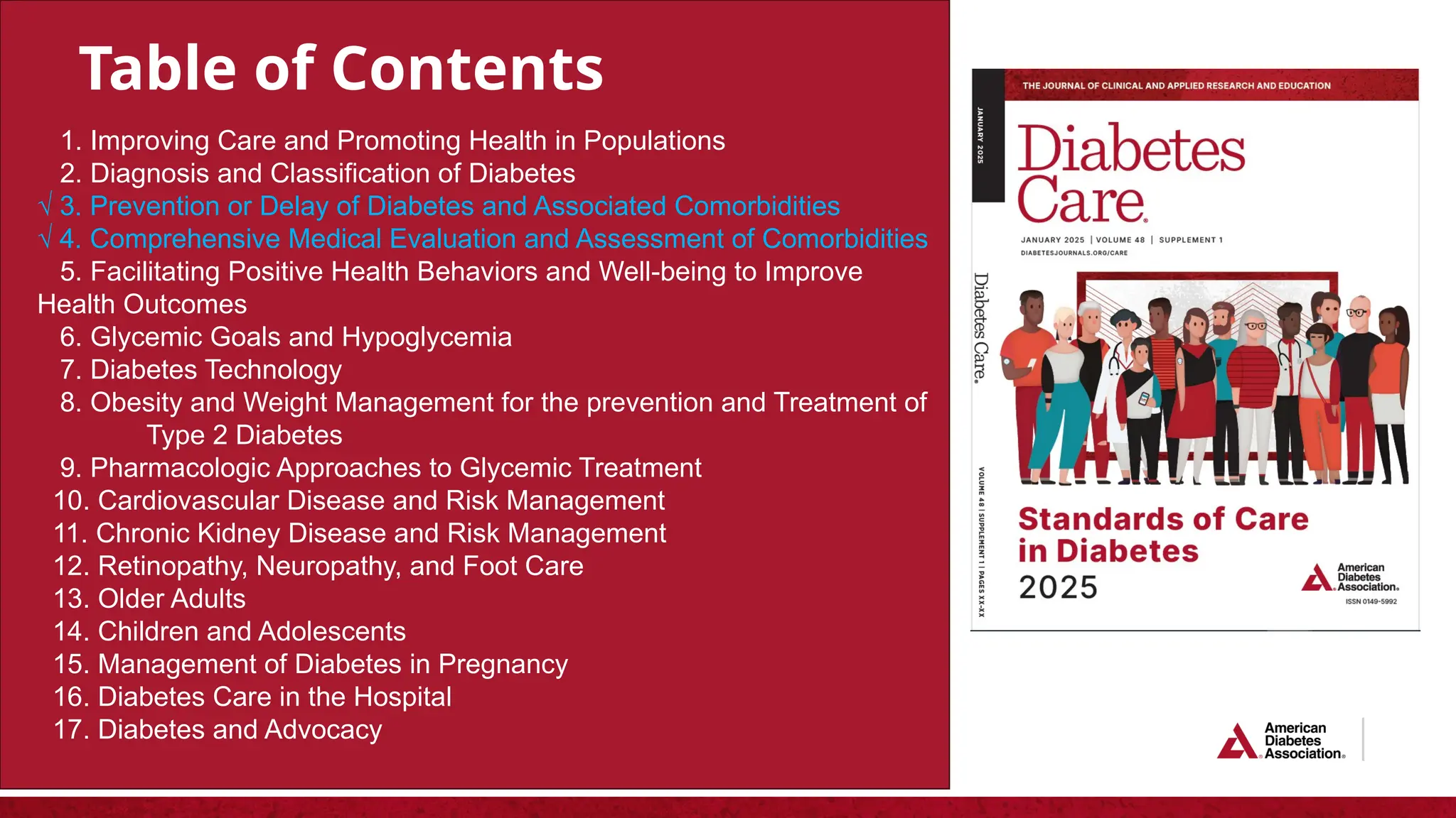 ADA Diabetes guideline 2025- Prevention, Monitoring & Comprehensive ...
