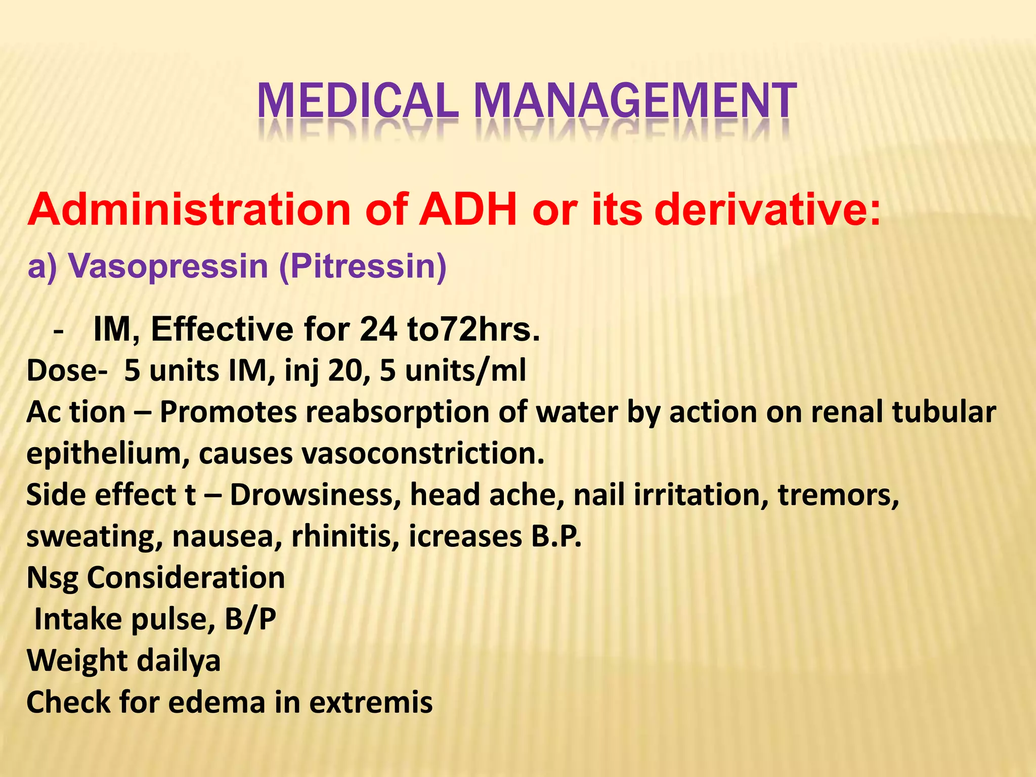 Diabetic insipidus | PDF