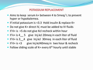 Diabetic ketoacidosis | PPTX