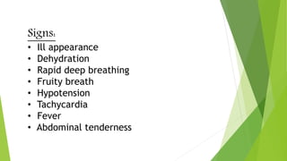 Diabetic ketoacidosis | PPTX