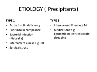 Diabetic ketoacidosis | PPTX