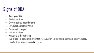 Diabetic Ketoacidosis - DR shaheed (1).pptx | Endocrine and Metabolic ...