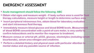 Diabetic ketoacidosis and its management for medical students | PPTX