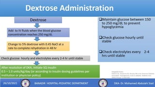 Diabetic KetoAcidosis In children by DR. Ozil | PPT