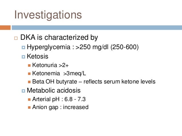 Diabetic Ketoacidosis Clinical Features And Management