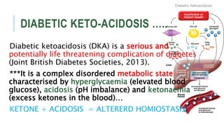 Diabetic ketoacidosis meaning,types &management for nurses murugesh | PPT