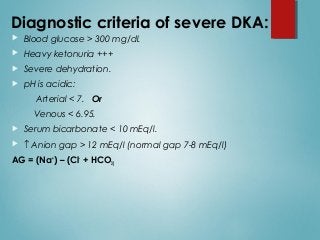 Diabetic ketoacidosis lecture 1 | PPT