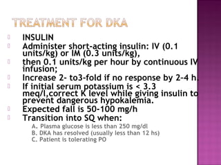 Diabetic ketoacidosis ppt | PPT