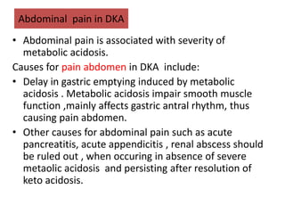 Diabetic keto acidosis ppt | PPTX