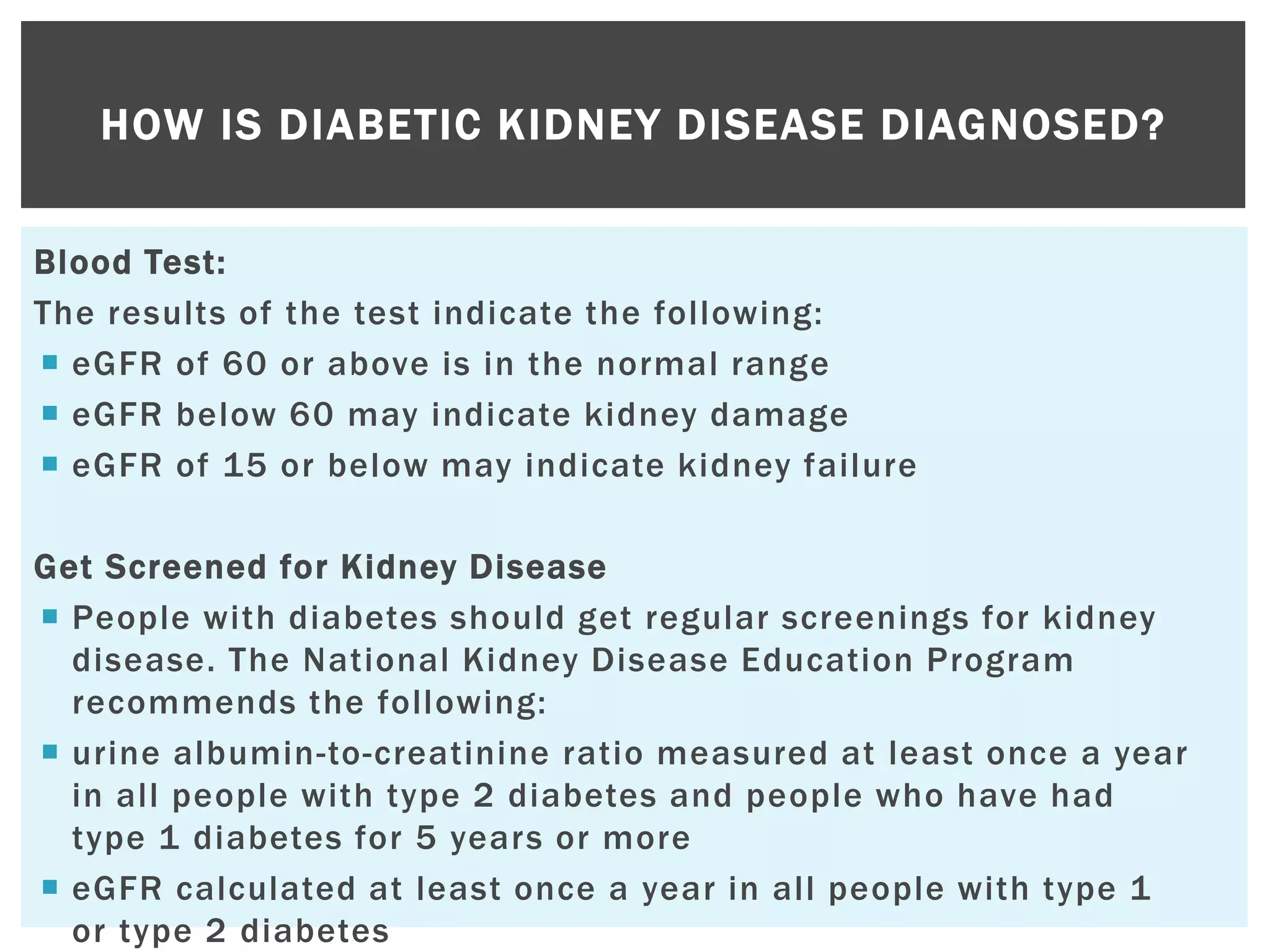 Diabetic kidney disease | PPTX