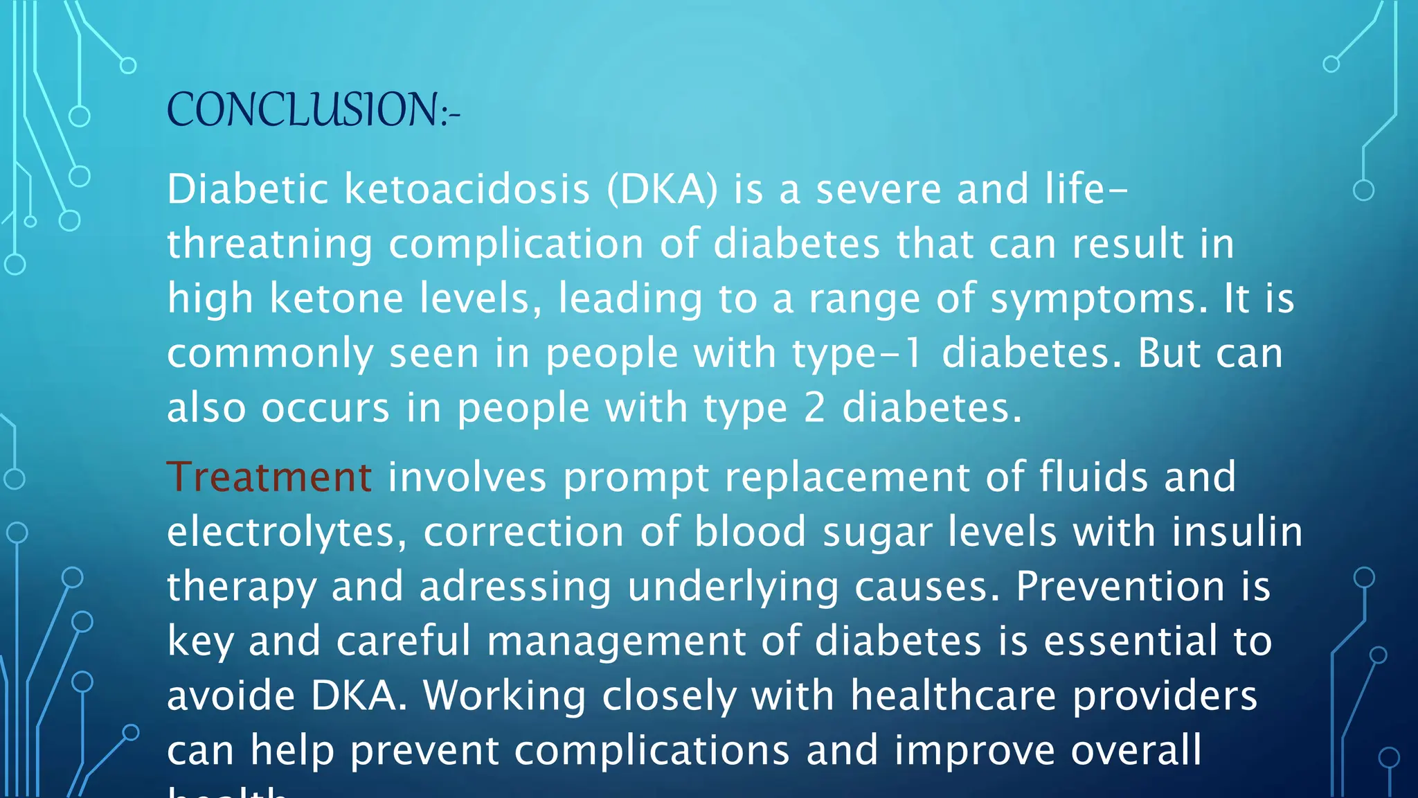 Diabetic ketoacidosis Management.ppt for Nursing Students | PPTX