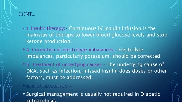 Diabetic ketoacidosis Management.ppt for Nursing Students | PPTX