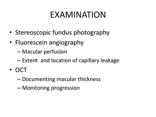 Diabetic Macular Edema | PPTX