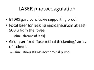Diabetic Macular Edema | PPTX