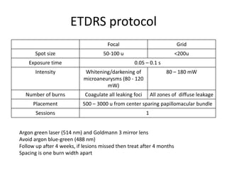Diabetic Macular Edema | PPTX