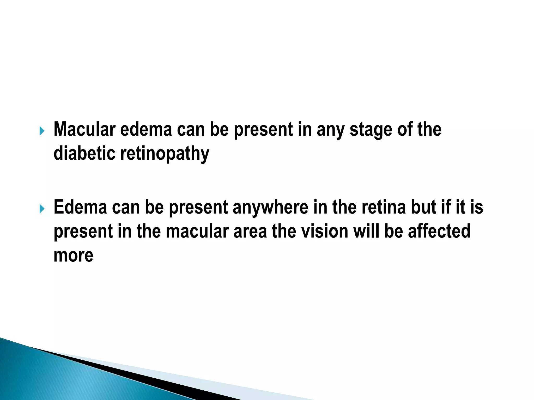 Diabetic macular edema | PPTX
