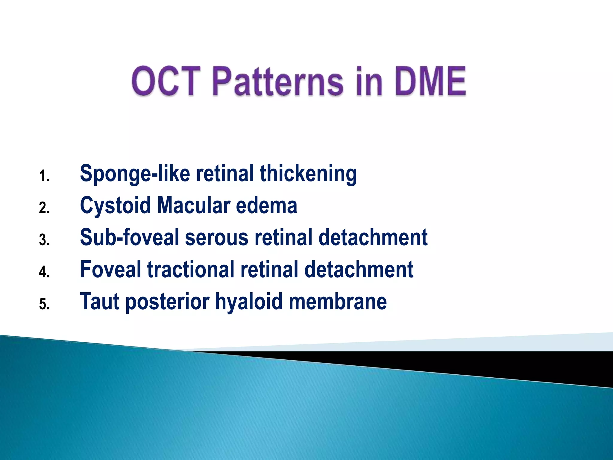 Diabetic macular edema | PPTX