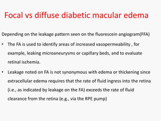 Diabetic macular edema | PPTX