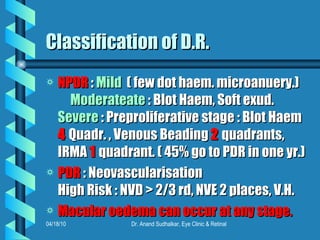 Diabetic Maculopathy1 Gos2 | PPT