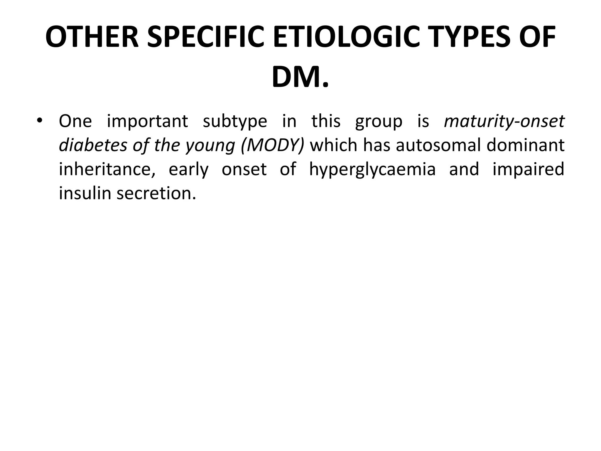 Diabetic mellitus pathophysiology | PPTX