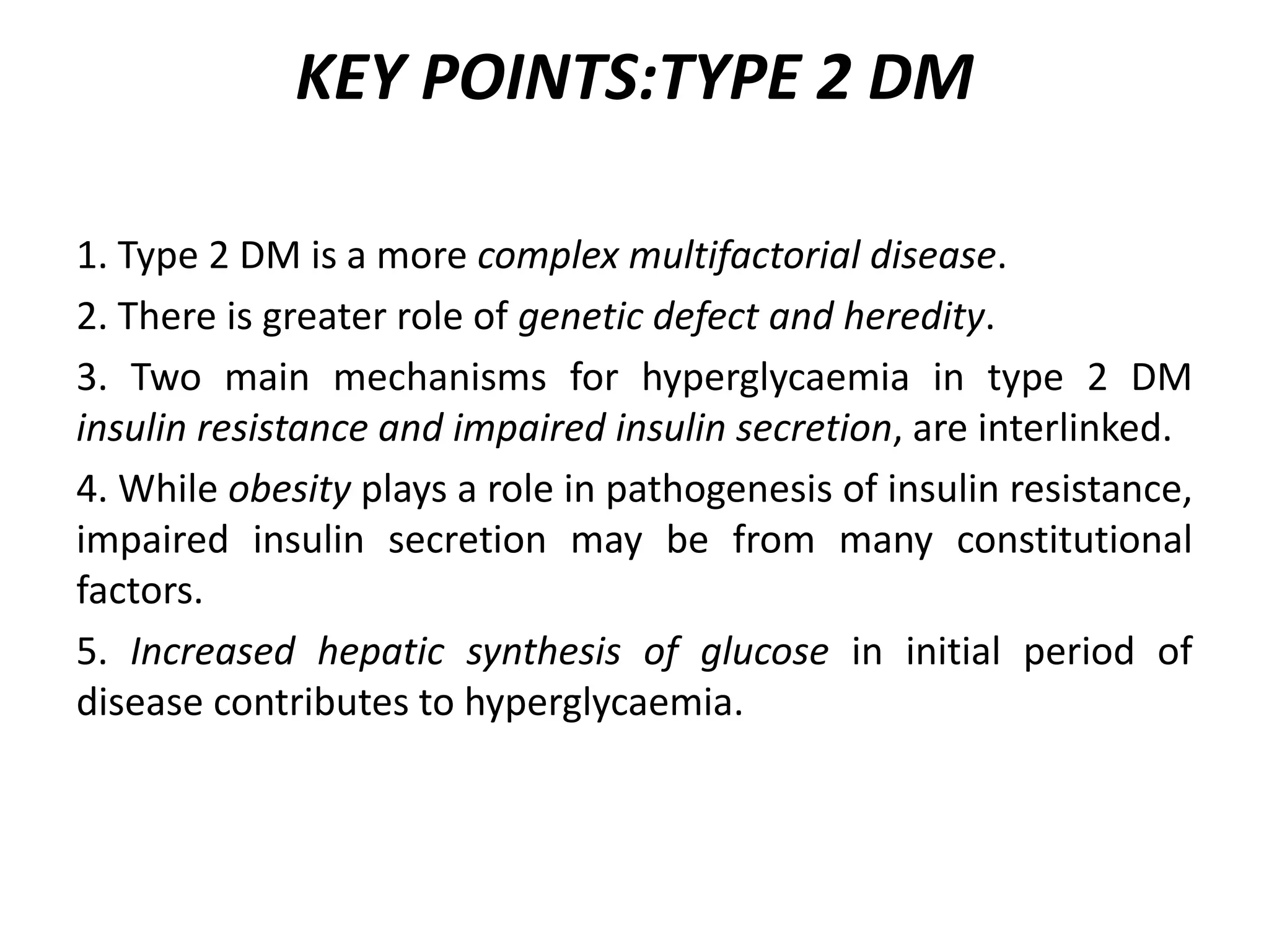 Diabetic mellitus pathophysiology | PPTX