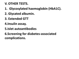 Diabetic mellitus pathophysiology | PPTX