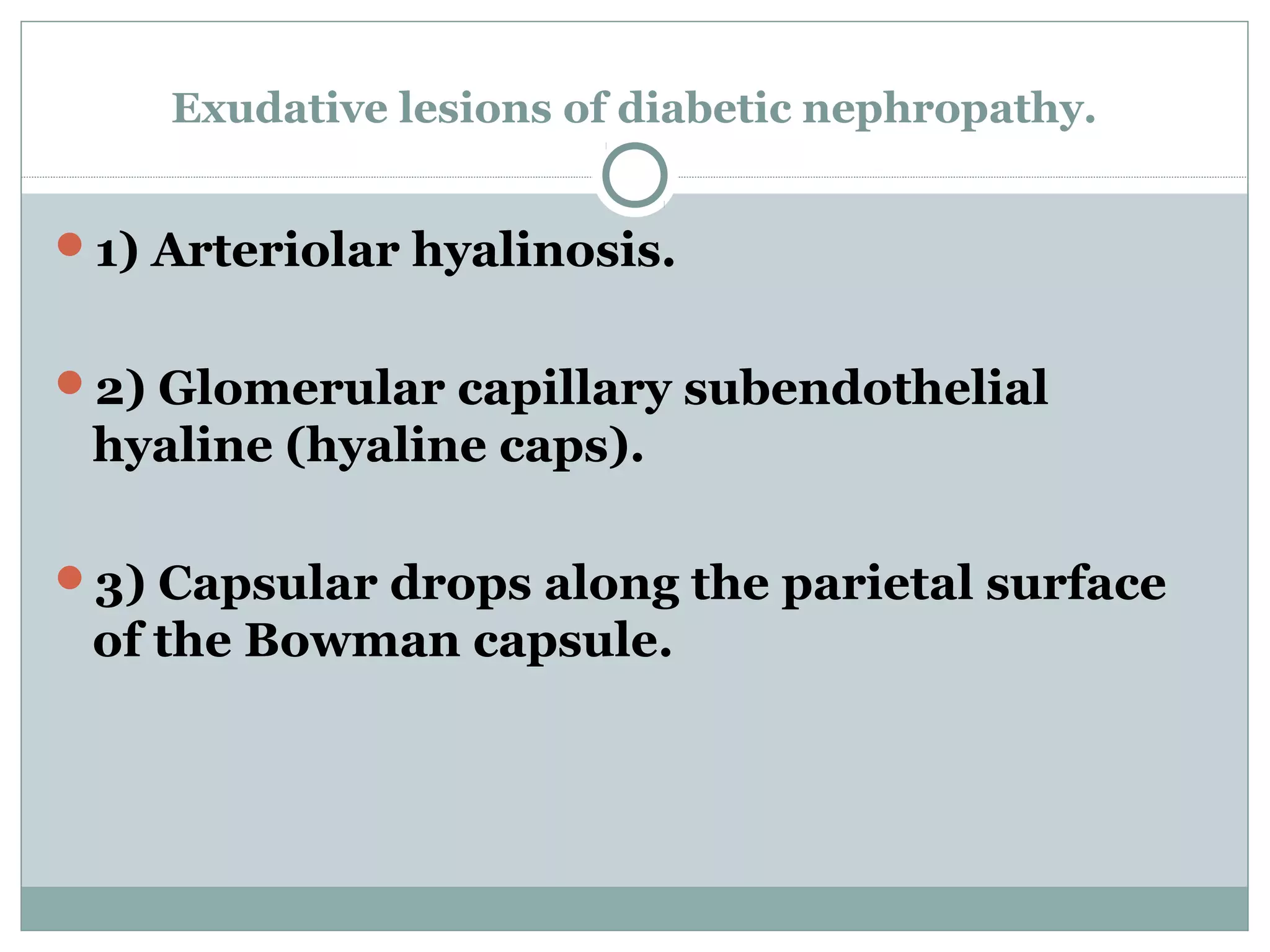 Diabetic nephropathy | PPT | Chemistry | Science