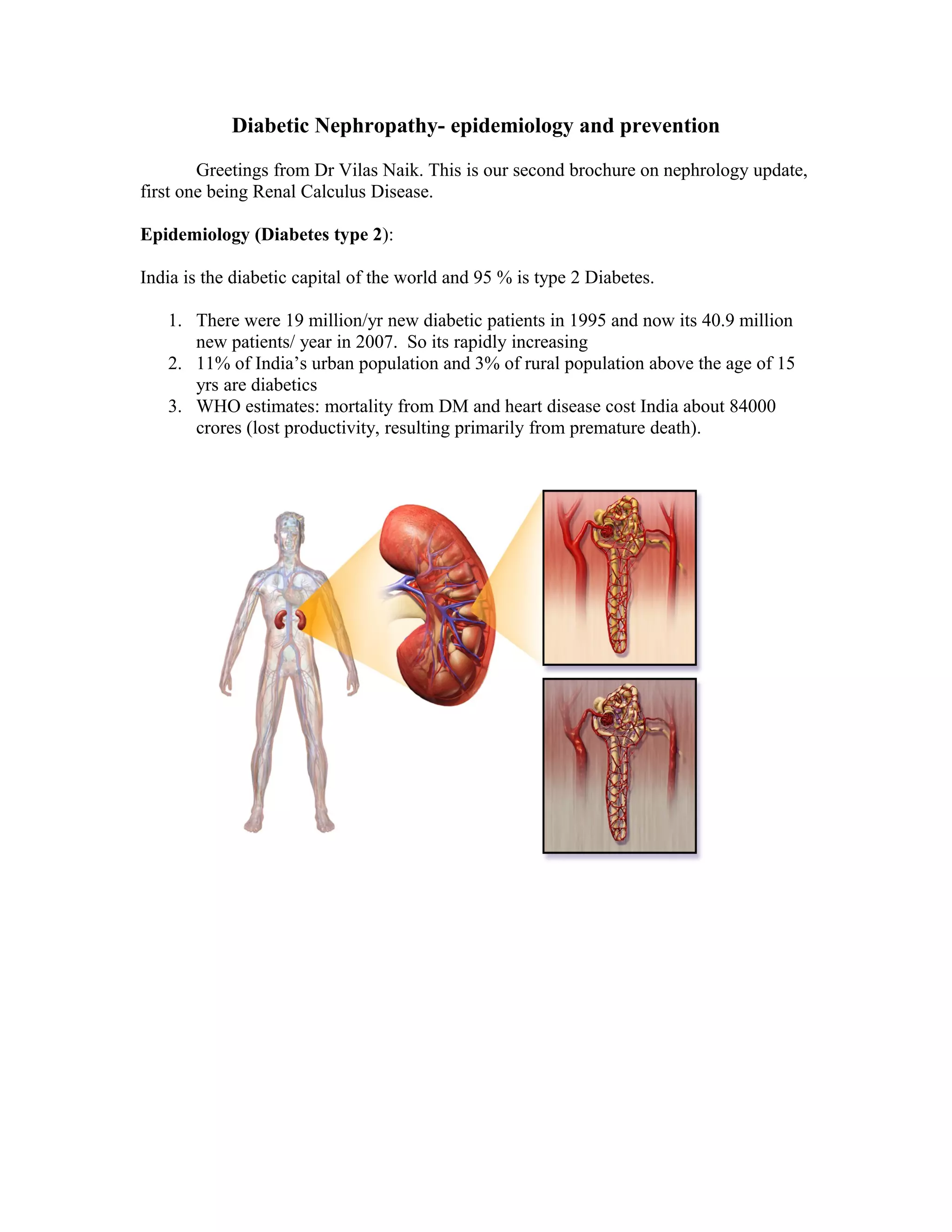 Diabetic nephropathy | PDF