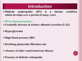 Diabetic nephropathy | PPT