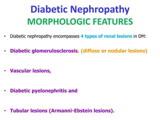 Diabetic nephropathy | PPTX