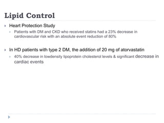 Diabetic nephropathy medical management | PPTX