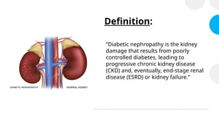How Diabetic Nephropathy leads to the ESRD.ppt
