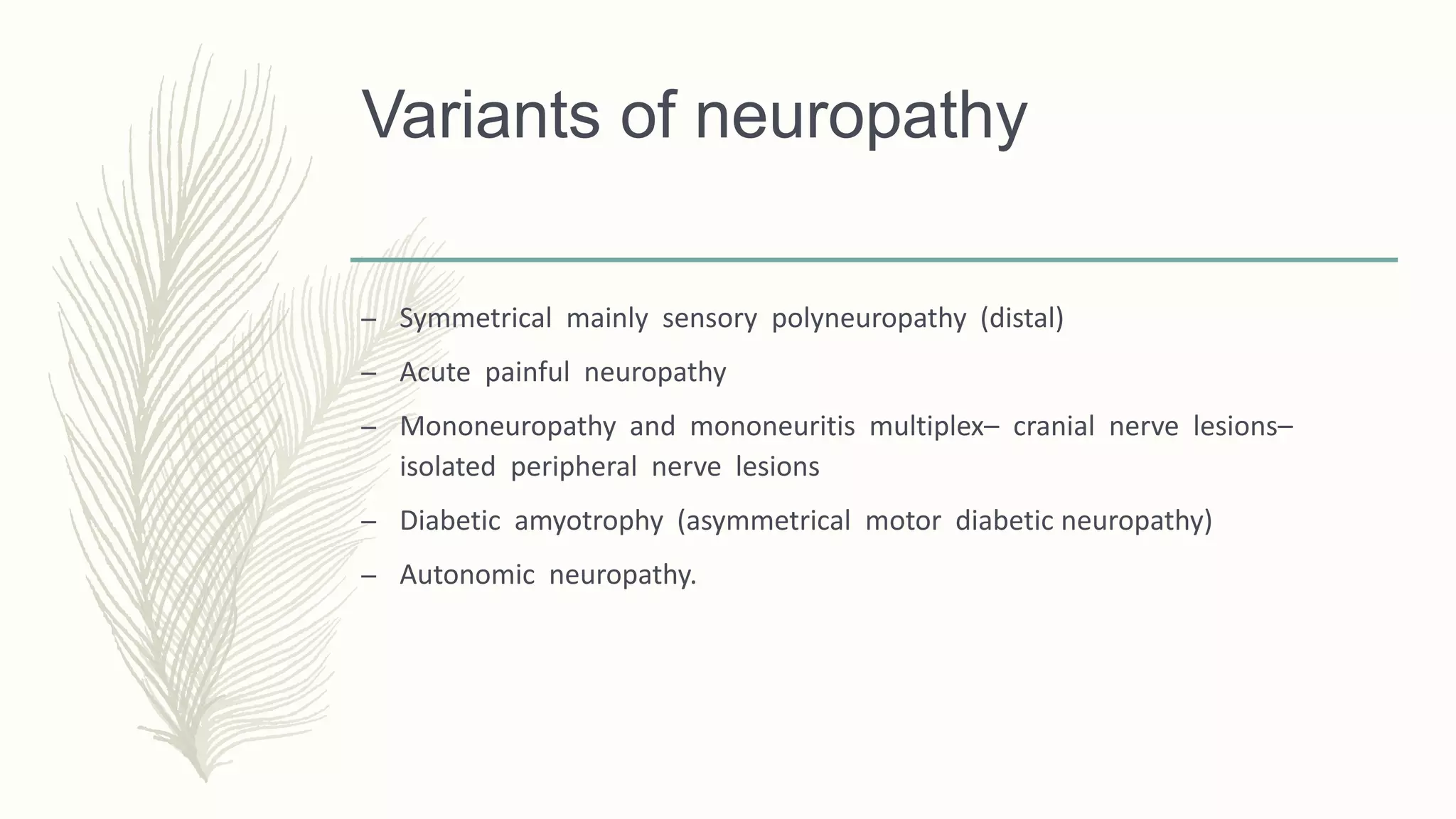 Diabetic neuropathy | PPTX
