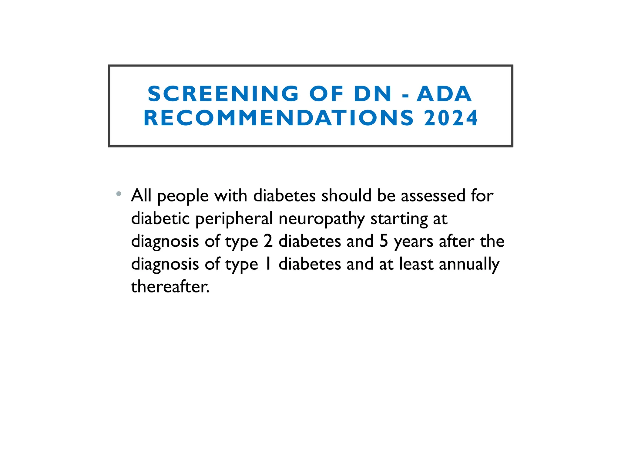 Approach to Peripheral and Autonomic Neuropathy in Diabetic Mellitus | PPT