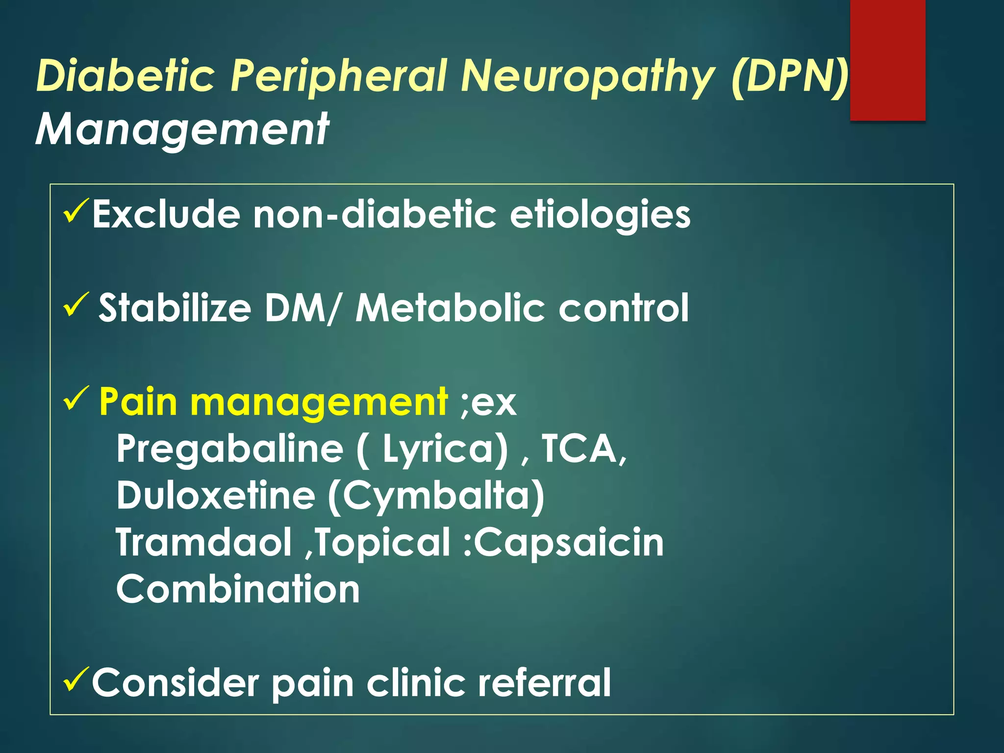 Diabetic p. neuropathy | PPTX