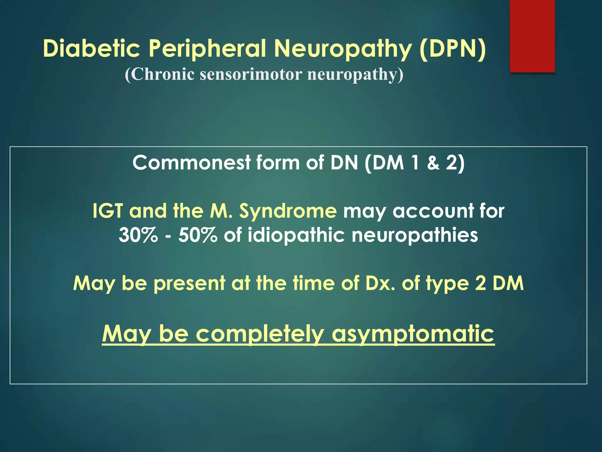 Diabetic p. neuropathy | PPTX