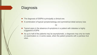 Diabetic peripheral neuropathy (DPN) | PPTX
