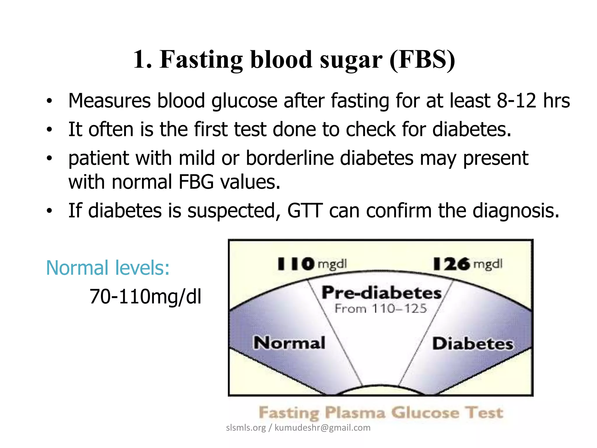 Diabetic Profile - Lab Diagnosis | PPTX