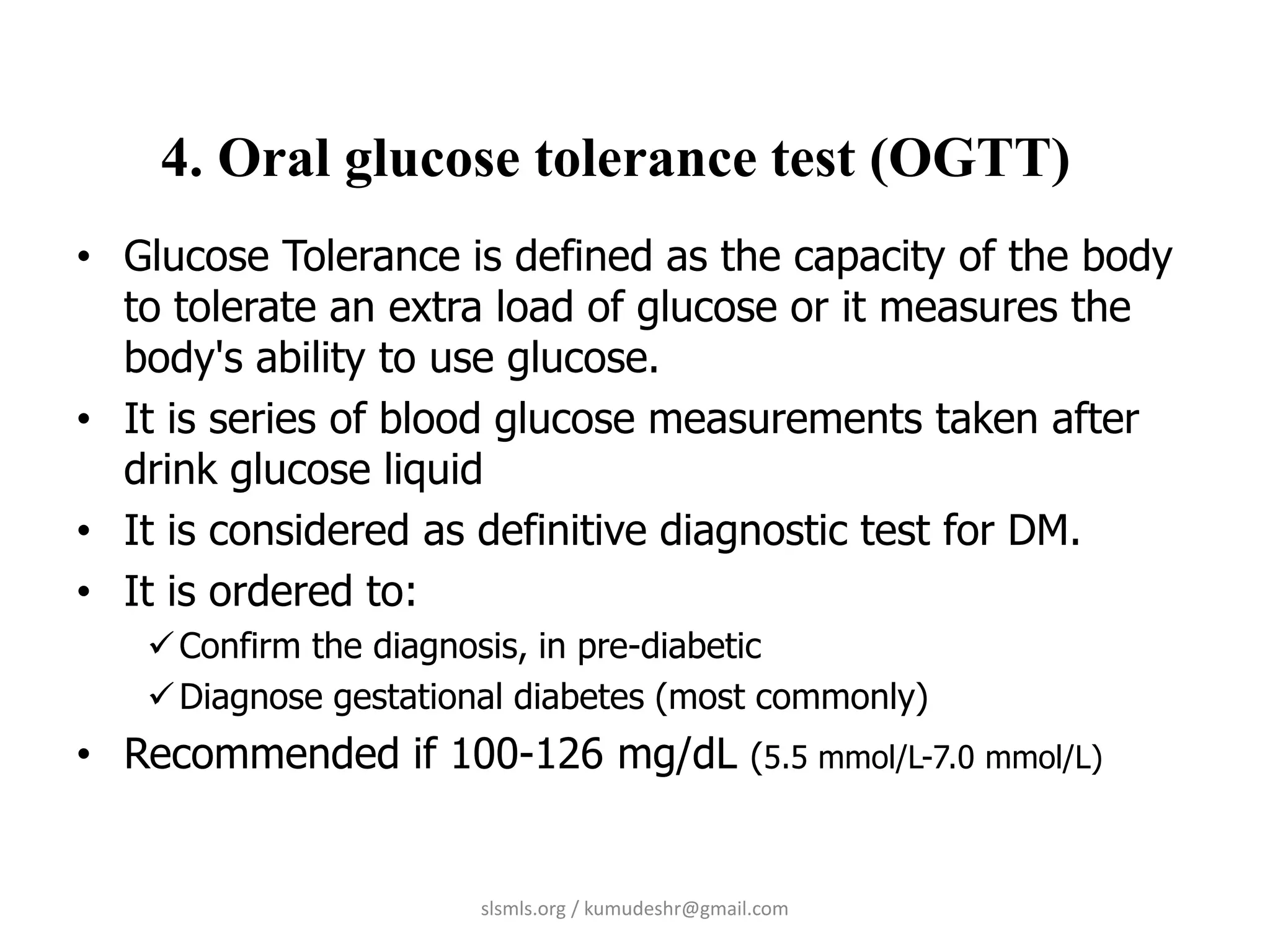 Diabetic Profile - Lab Diagnosis | PPTX