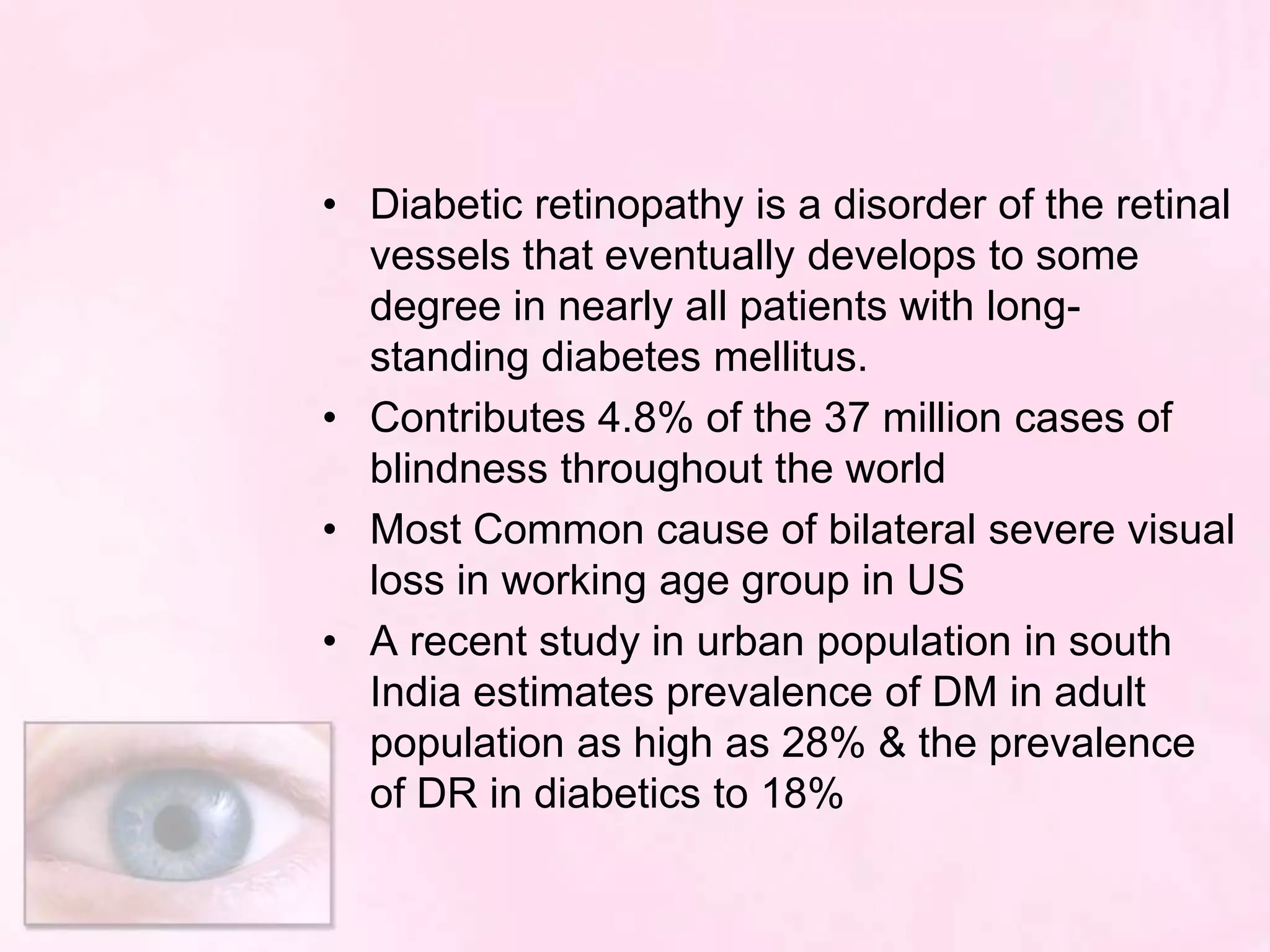 Diabetic retinopathy | PPTX