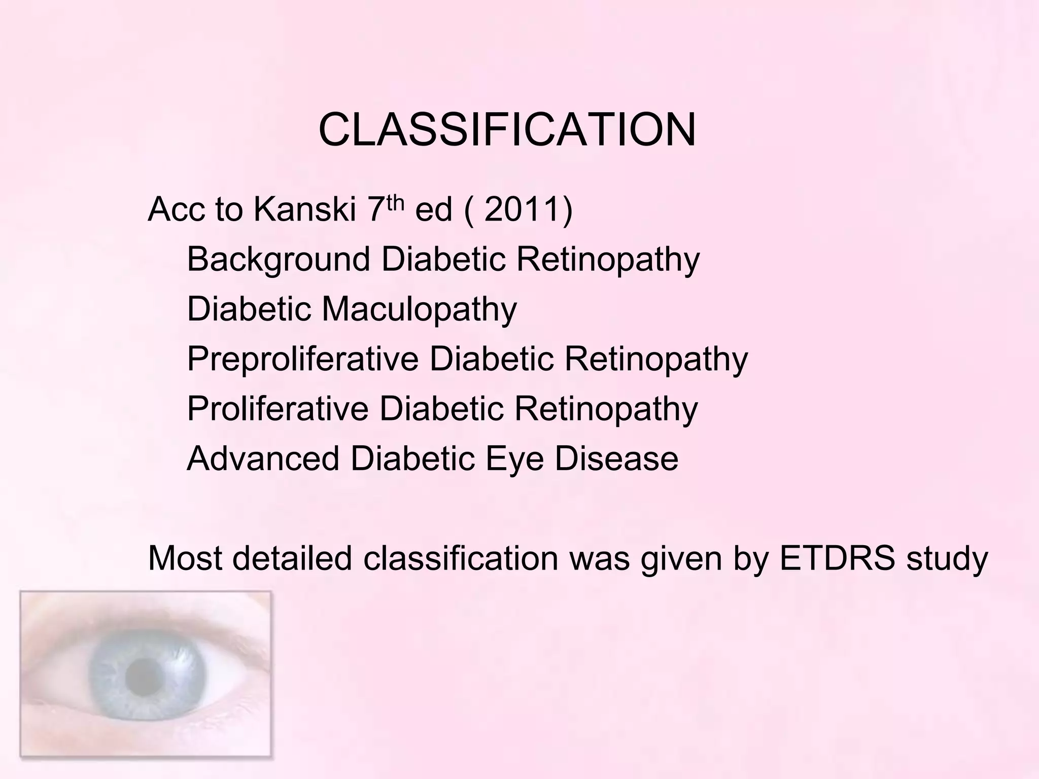 Diabetic retinopathy | PPTX