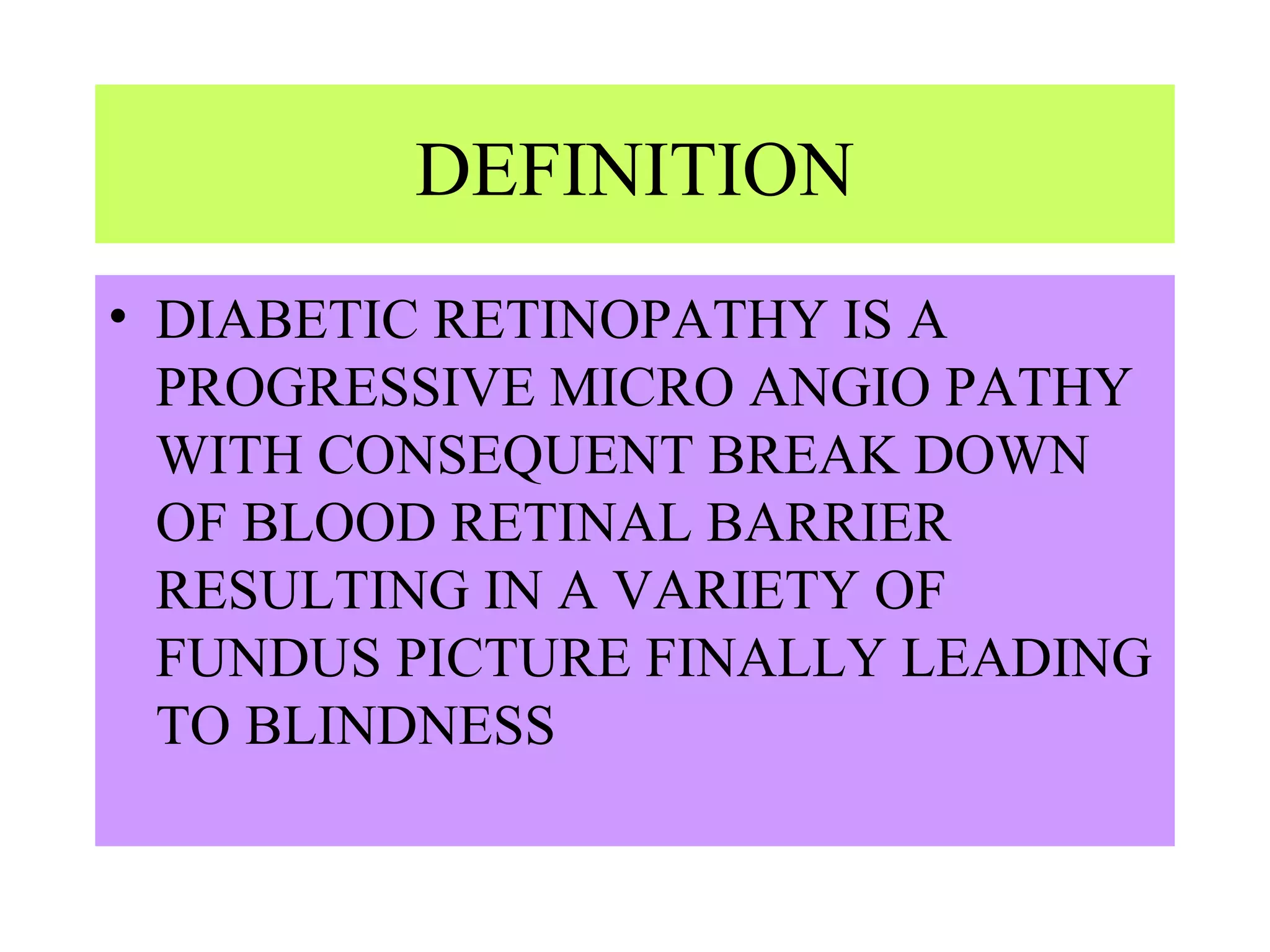 Diabetic retinopathy | PPT