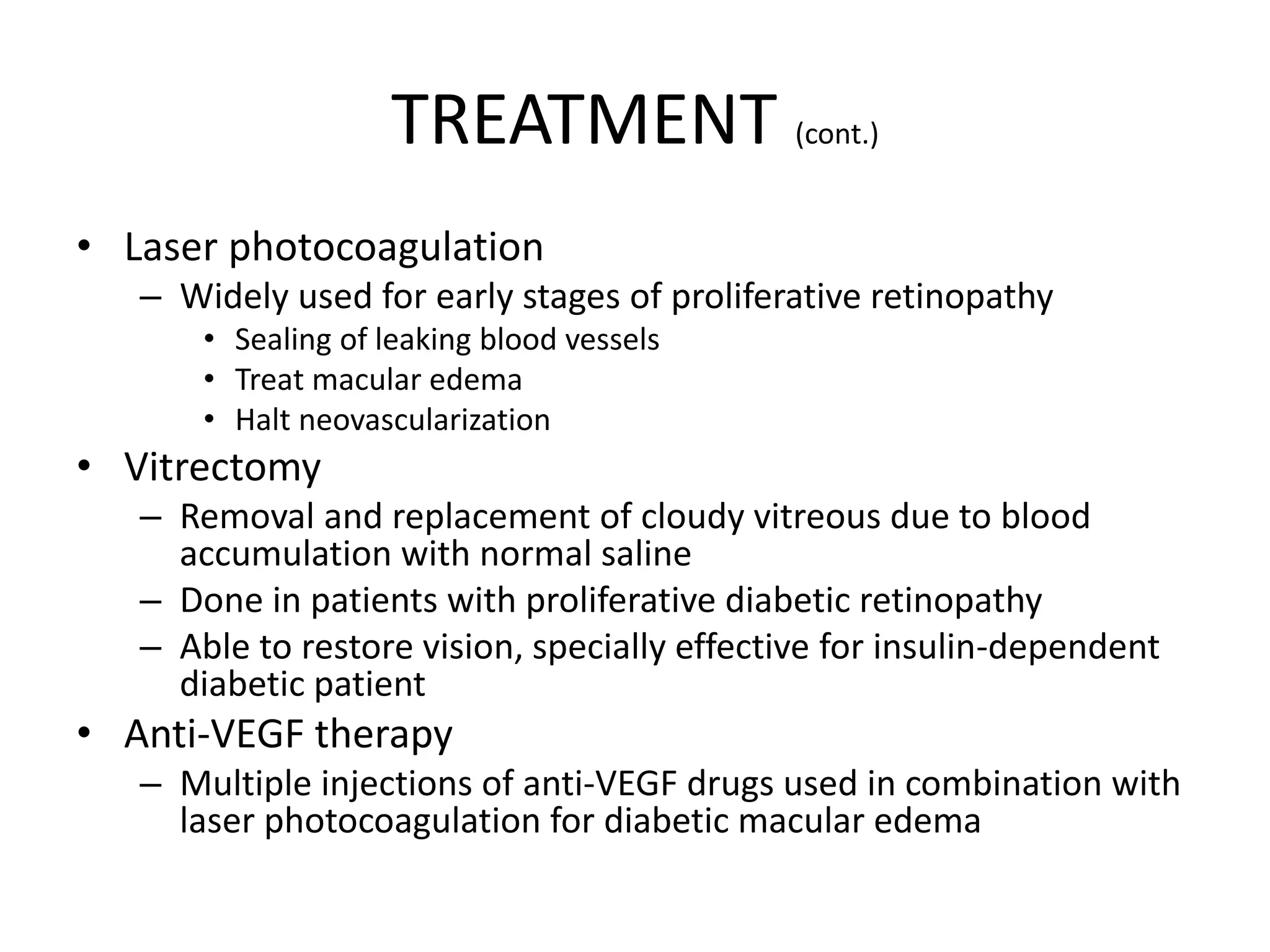 Diabetic retinopathy (opthalmology) | PPTX