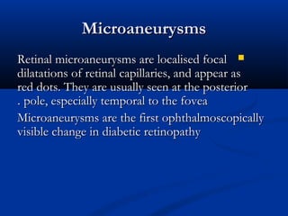 Diabetic retinopathy | PPT